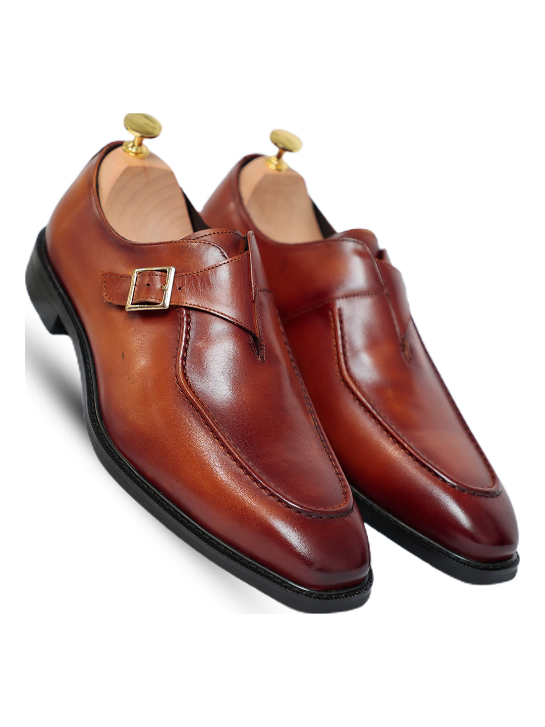 Melvin Single Monk Brown – Vantier Shoes