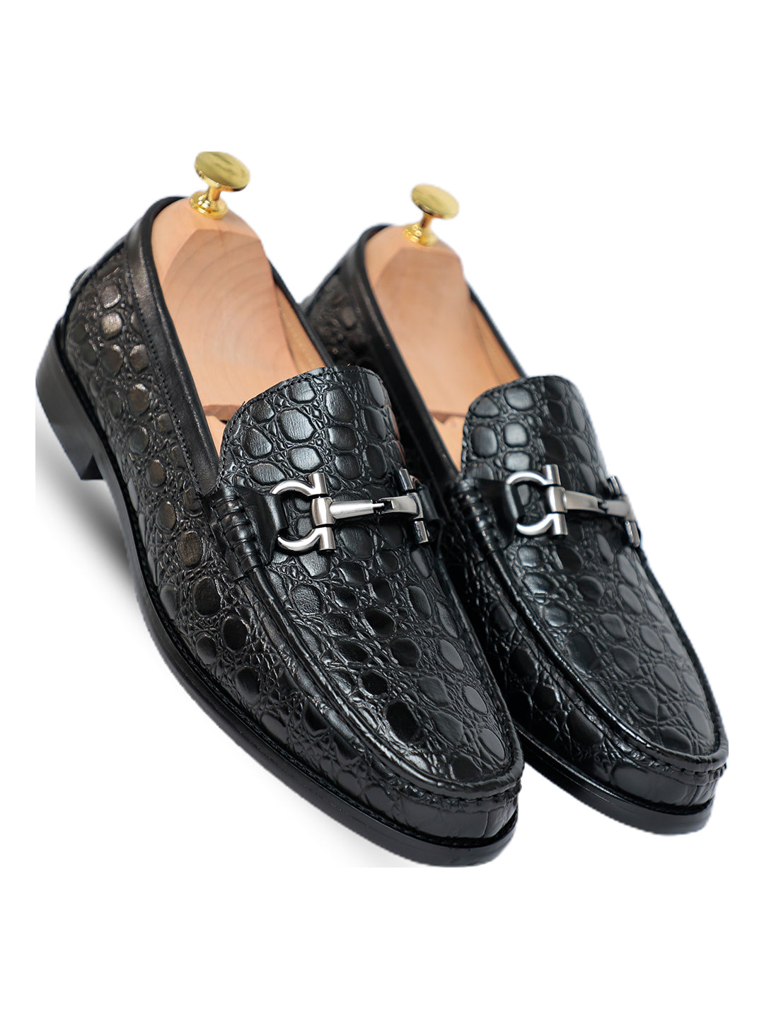 Vantier Classic Horsebit Pebble Black – Vantier Shoes